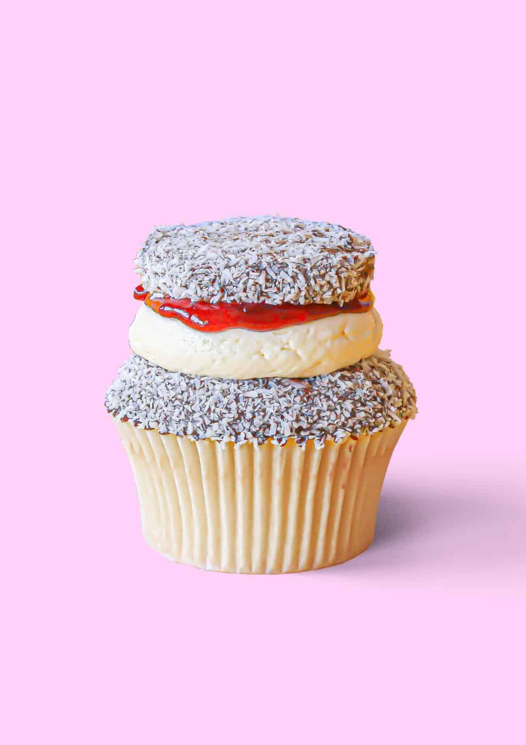 Lamington Cupcakes - The Scranline