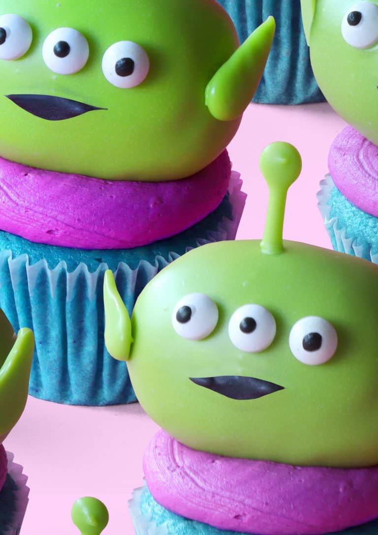 Toy Story Alien Cupcakes - The Scran Line