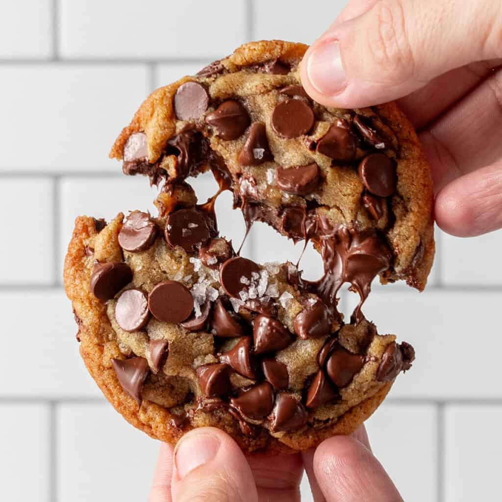 Thick And Chewy Chocolate Chip Overload Cookies - The Scran Line