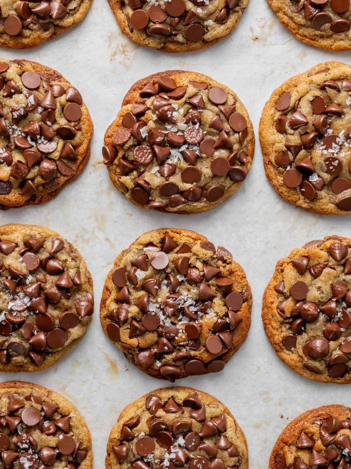 Thick And Chewy Chocolate Chip Overload Cookies - The Scran Line