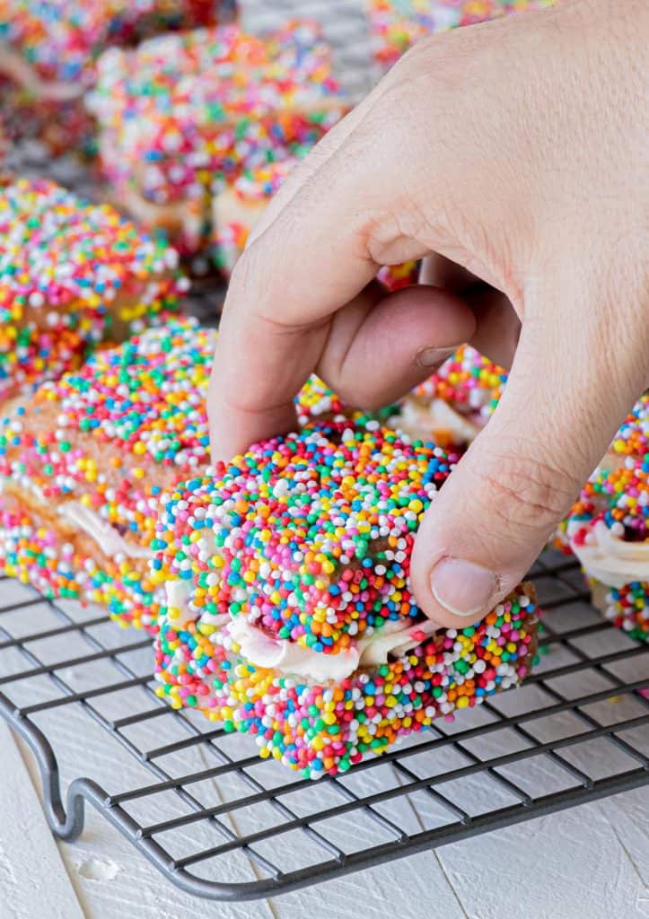 Fairy Bread Lamingtons - The Scran Line