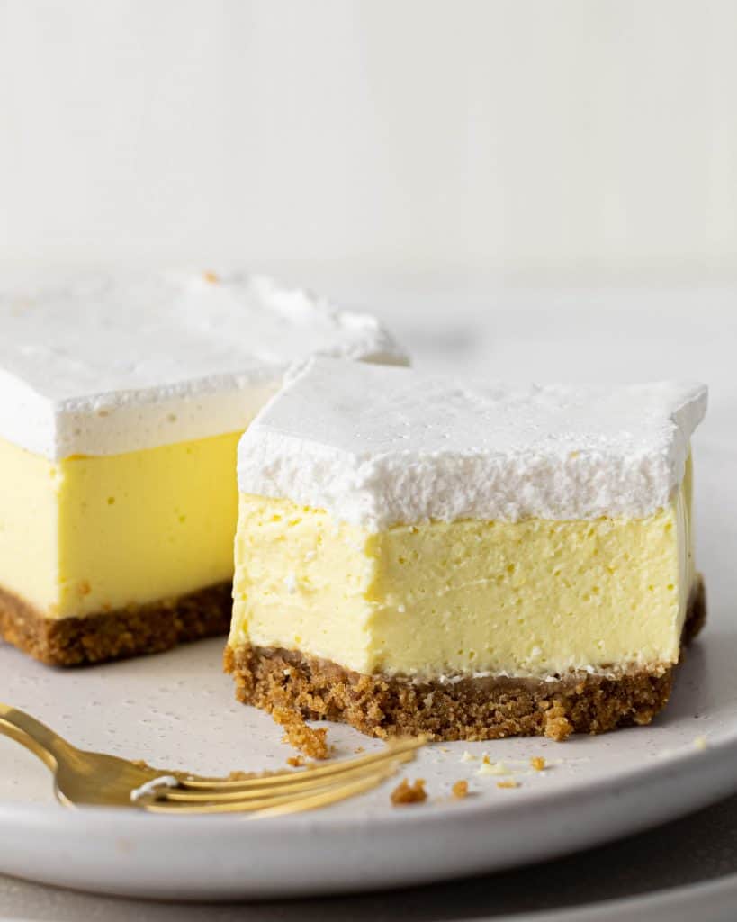 Fluffy Lemon Mallow Slice - The Scran Line