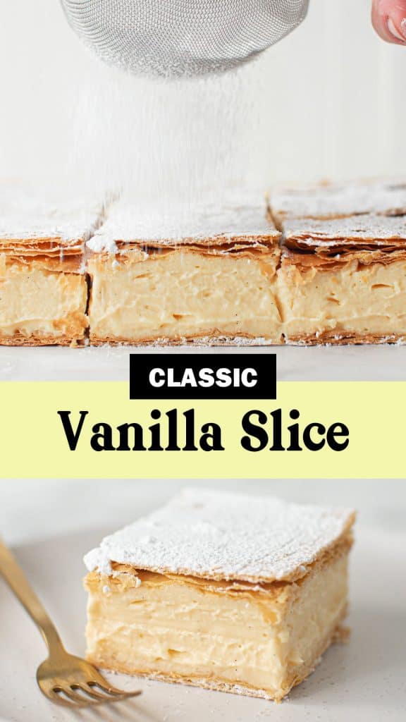 Classic Vanilla Slice - So easy! - www.thescranline.com