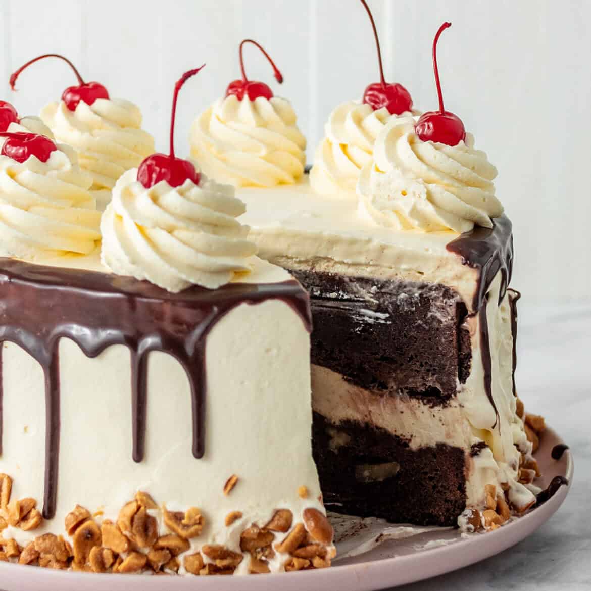 Ice-Cream Sundae Cake - The Scran Line