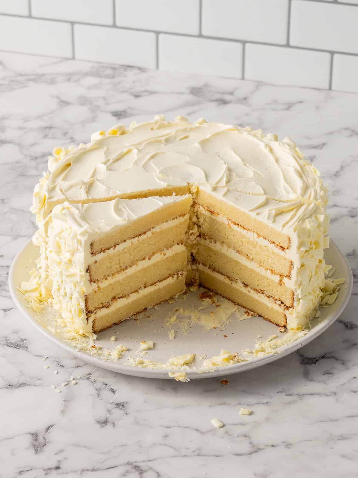 White Chocolate Mud Cake - The Scran Line
