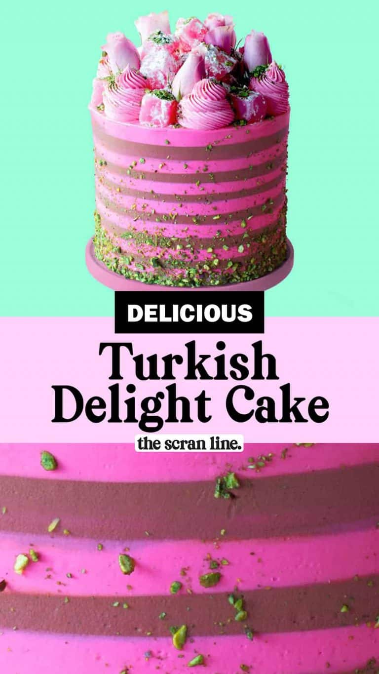 Turkish Delight Cake - The Scran Line