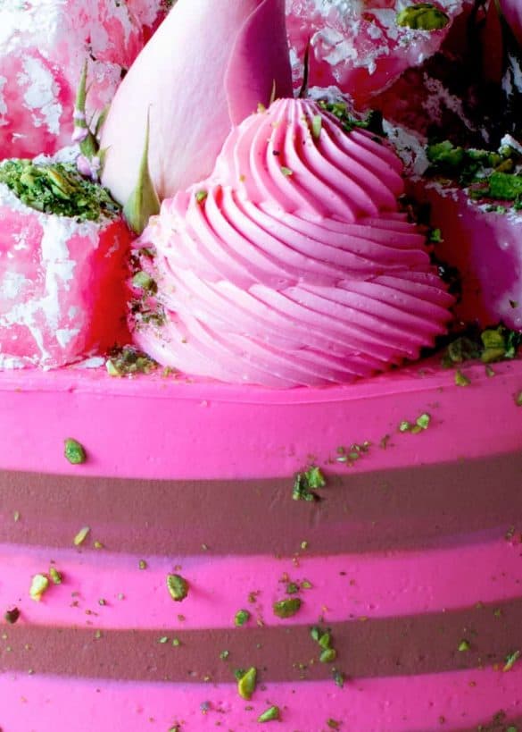 Turkish Delight Cake - The Scran Line