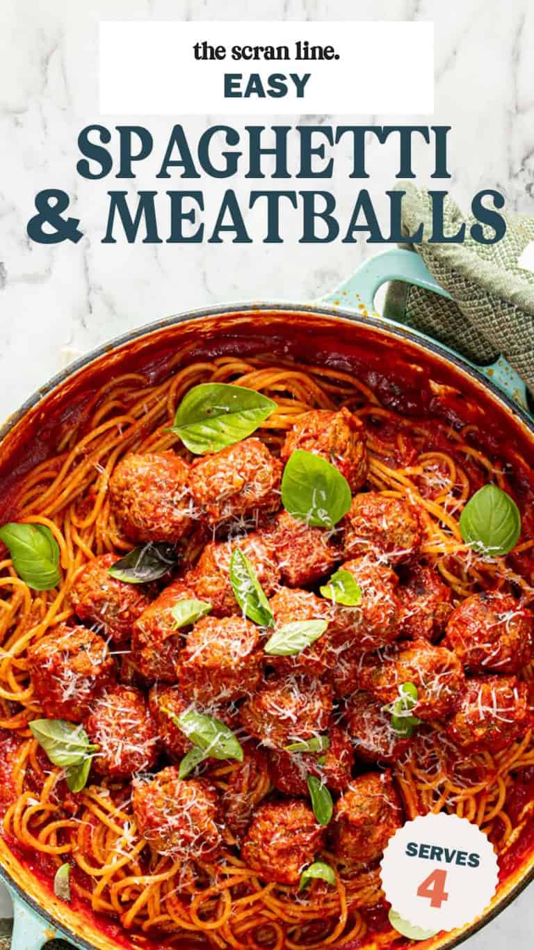 Easy Spaghetti And Meatballs Recipe - The Scran Line