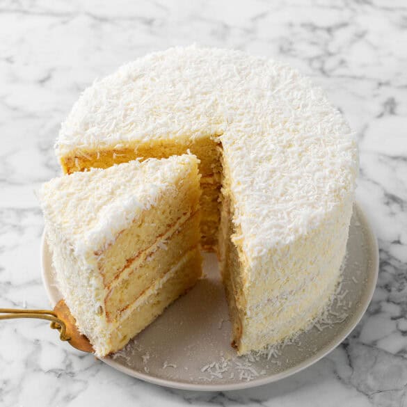 Fluffy Coconut Cake - The Scran Line