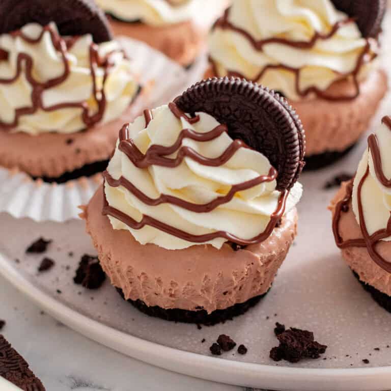 Mini Nutella Cheesecakes - The Scran Line