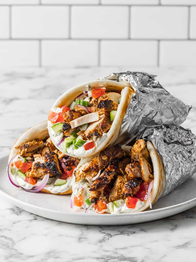 Greek Chicken Gyro - The Scranline