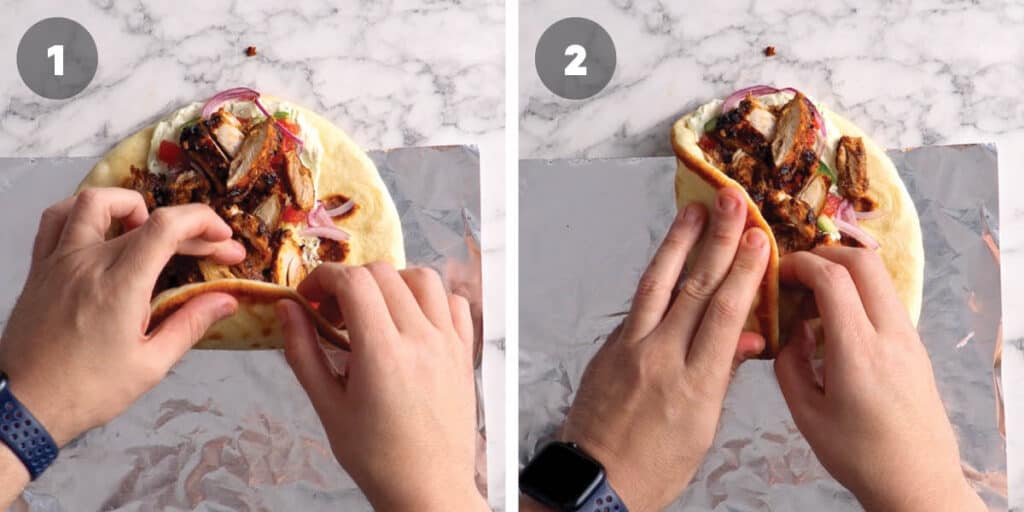 Greek Chicken Gyro - The Scranline