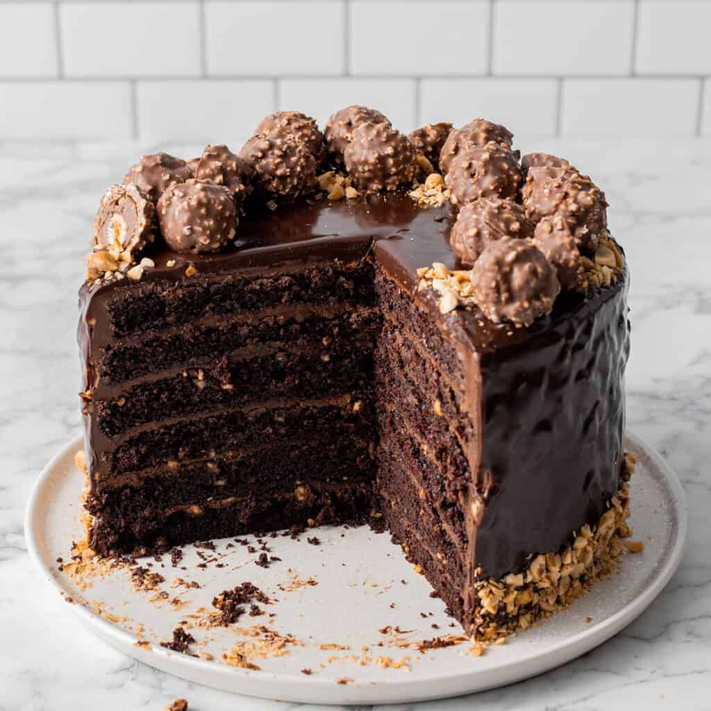 Ferrero Rocher Cake - The Scranline