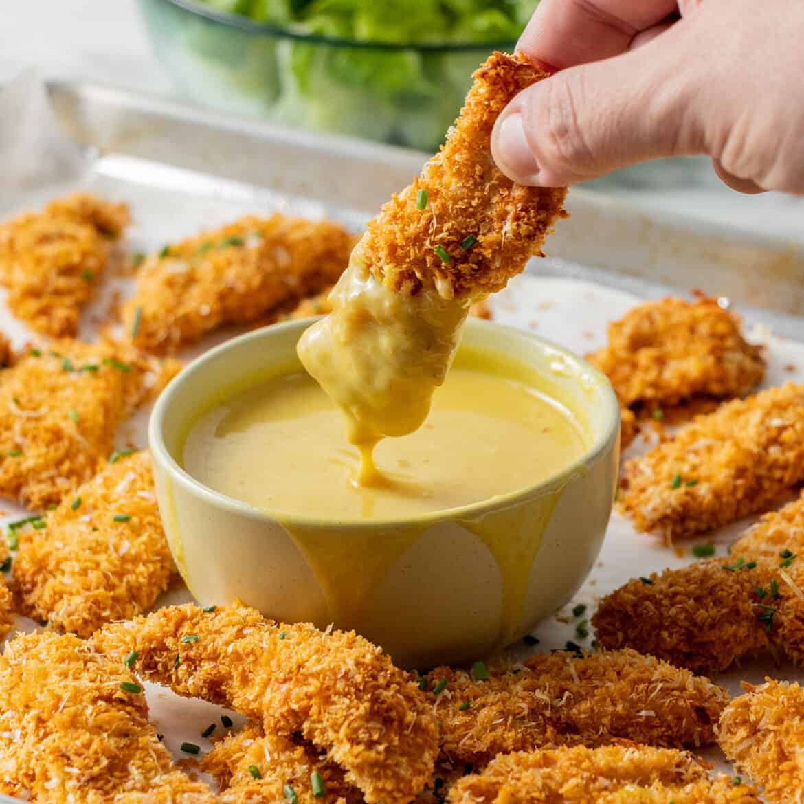 Healthy Baked Chicken Tenders - The Scranline