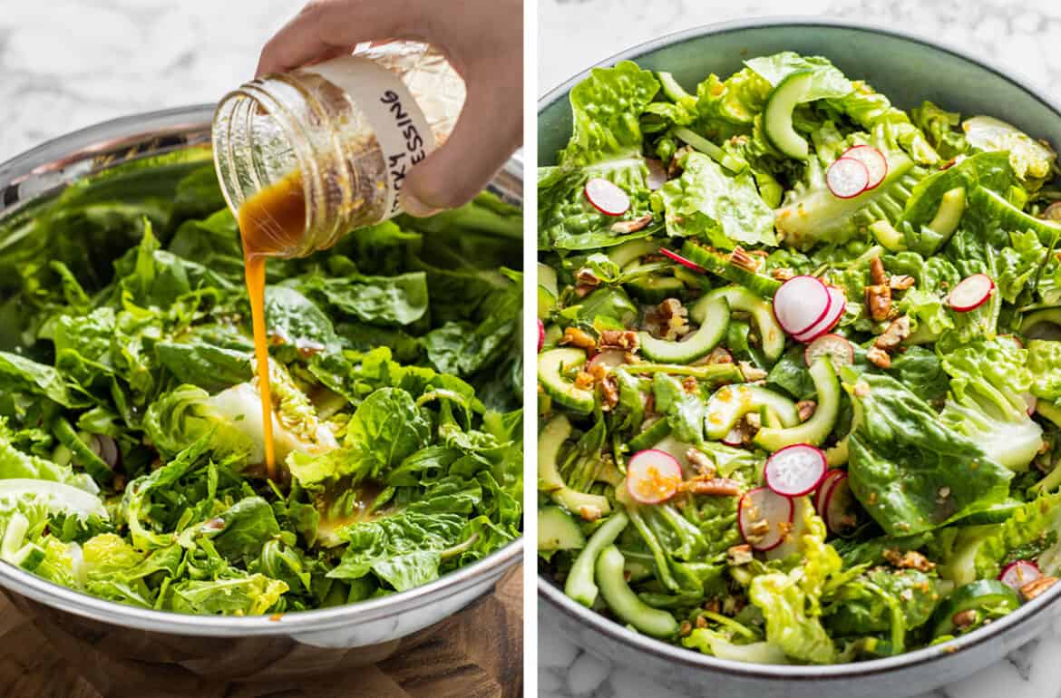 Garden Green Salad - The Scranline
