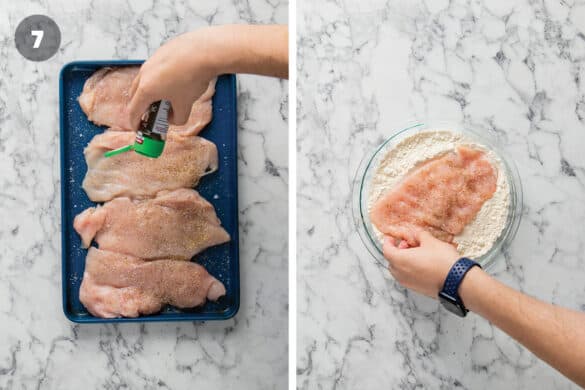 Crispy Chicken Schnitzel - The Scranline