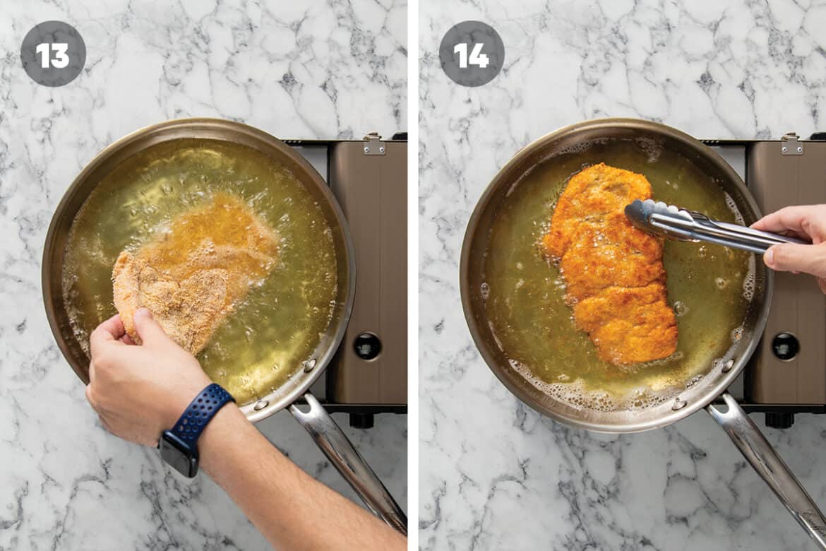 Crispy Chicken Schnitzel - The Scranline