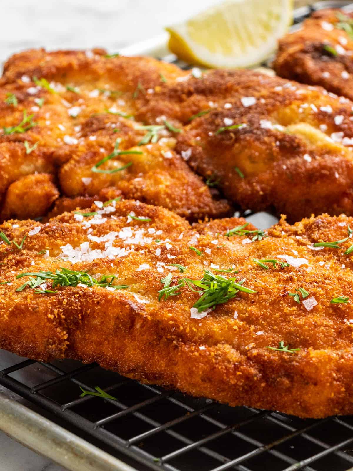 Crispy Chicken Schnitzel Sandwich - The Scranline