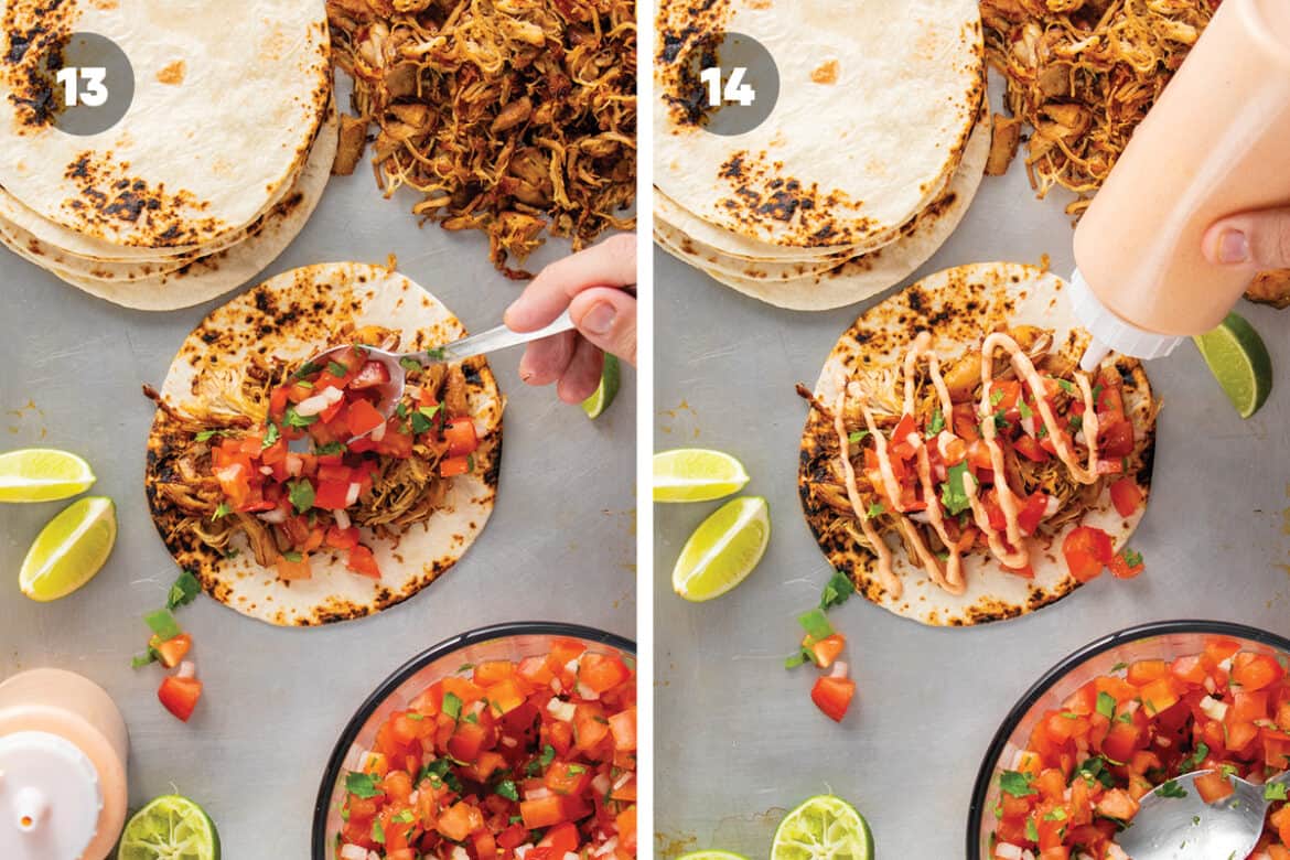 Crispy Chicken Tacos - The Scranline