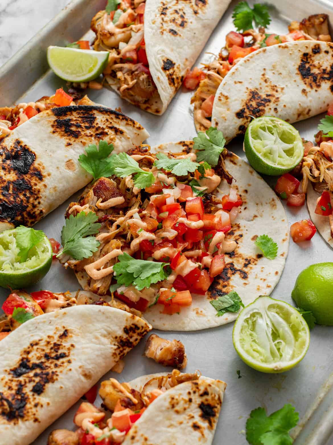 Crispy Chicken Tacos - The Scranline