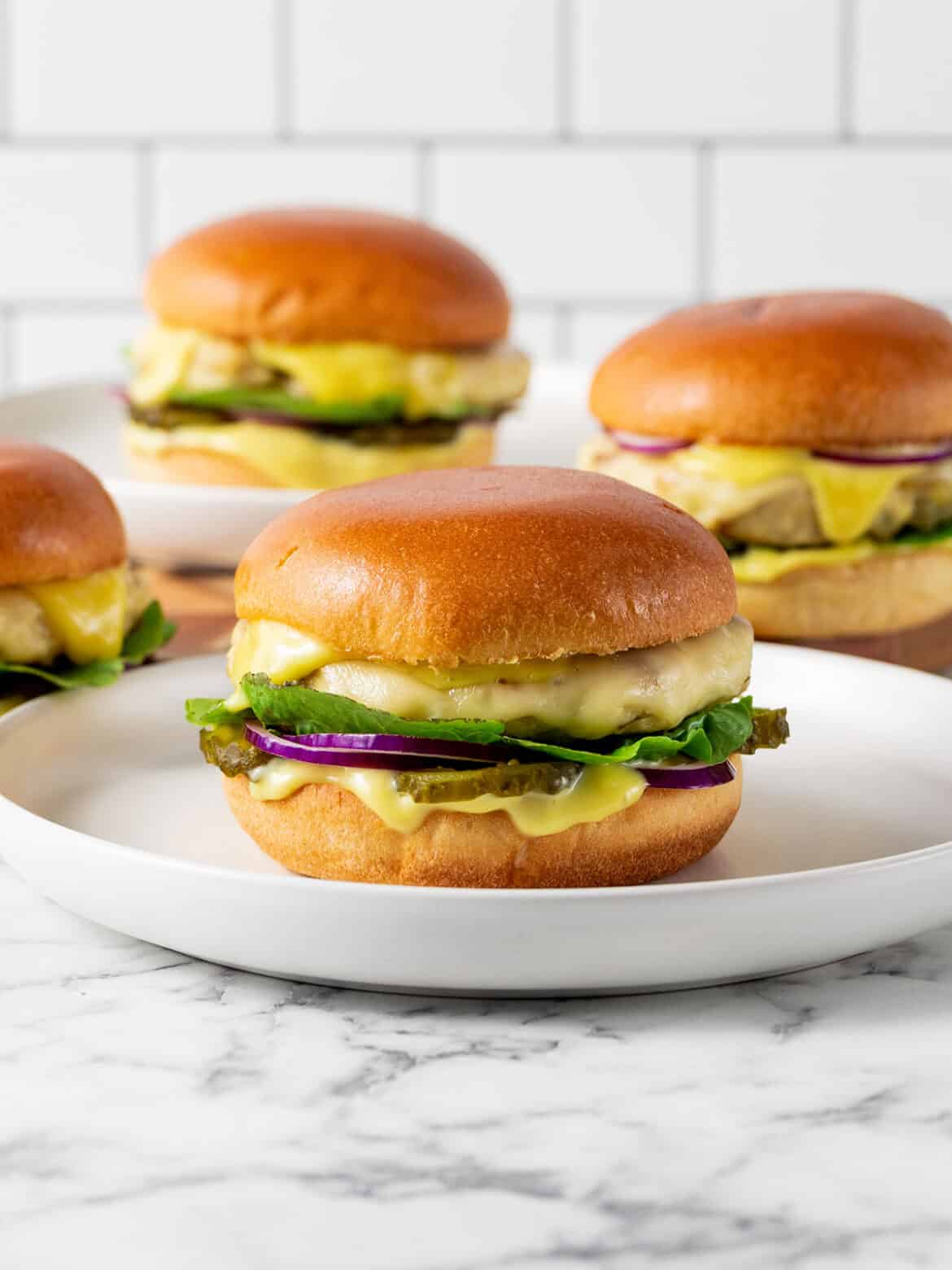 Honey Mustard Chicken Burgers - The Scranline