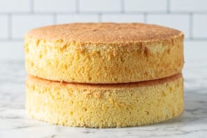 Easy Sponge Cake Recipe - www.thescranline.com