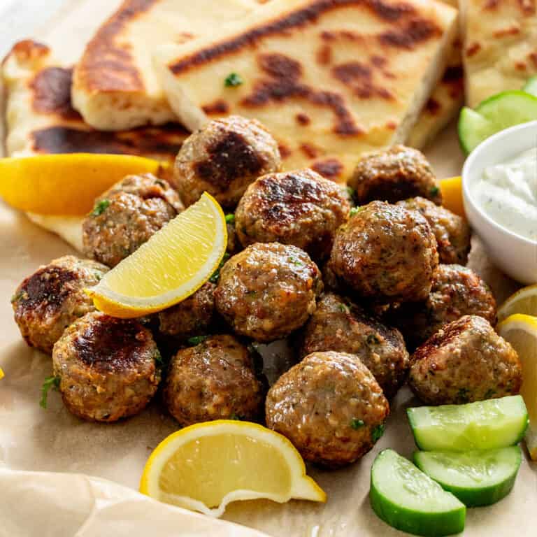 Greek Meatballs (Biftekia) - The Scranline