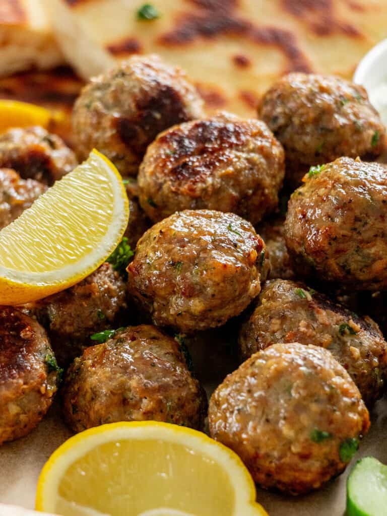 Greek Meatballs (Biftekia) - The Scranline