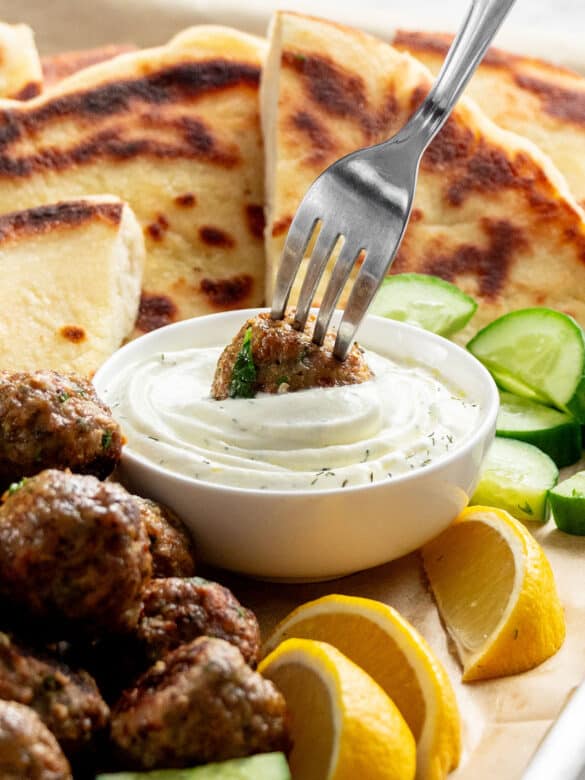 Greek Meatballs (Biftekia) - The Scranline