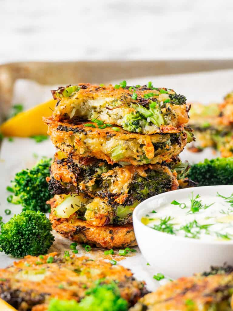 Crispy Broccoli Fritters The Scranline