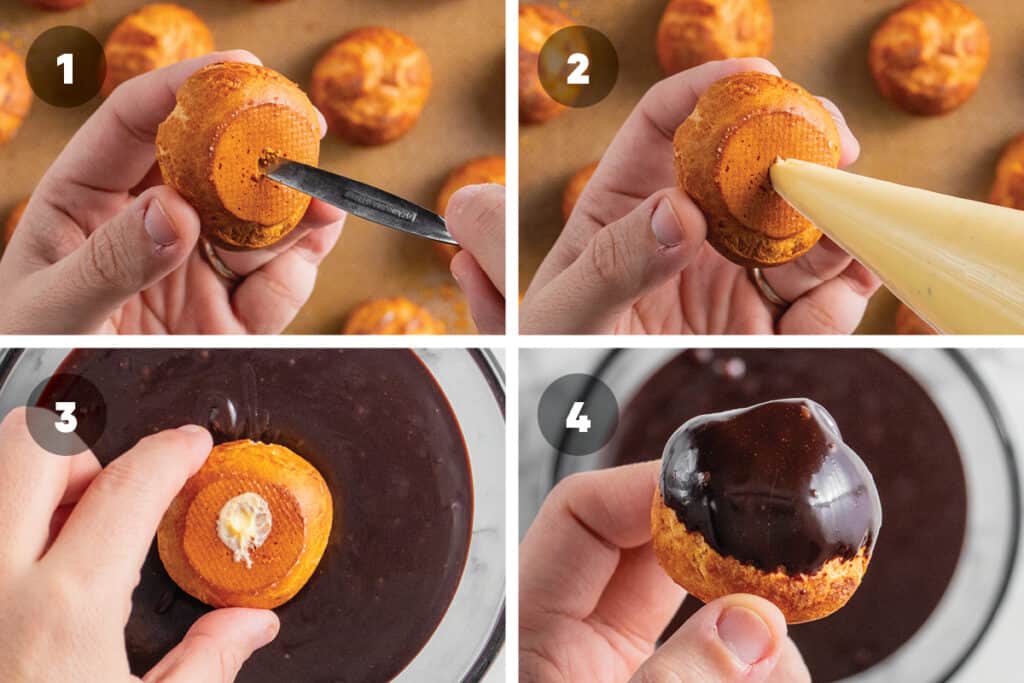 Chocolate Profiteroles - The Scranline