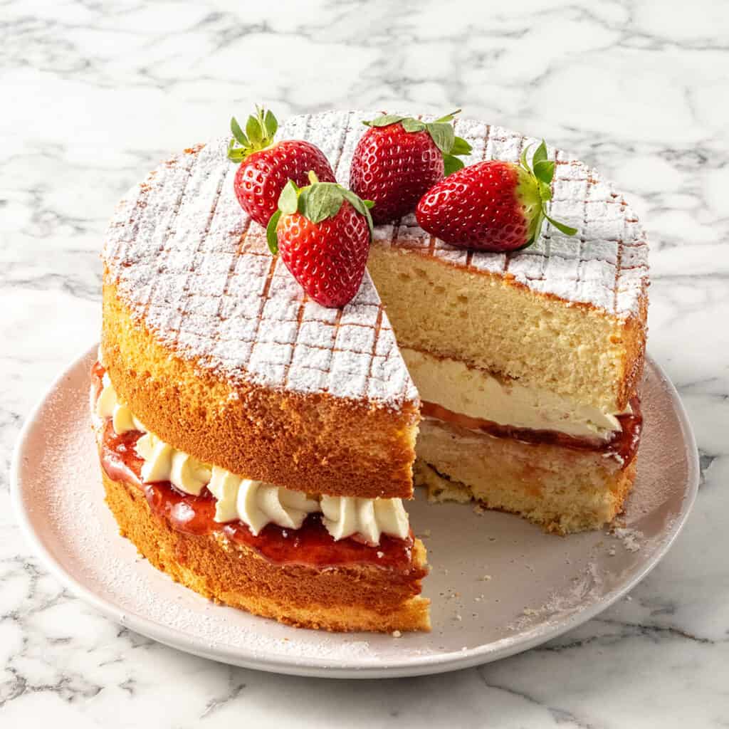 Easy Sponge Cake Recipe - The Scranline