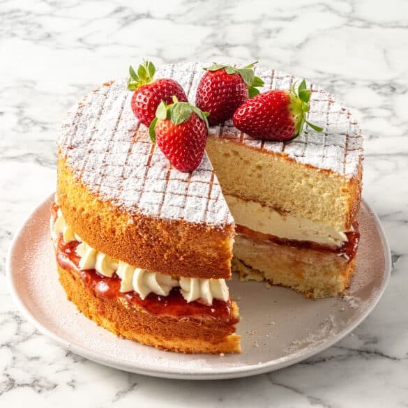 Easy Sponge Cake Recipe - The Scranline