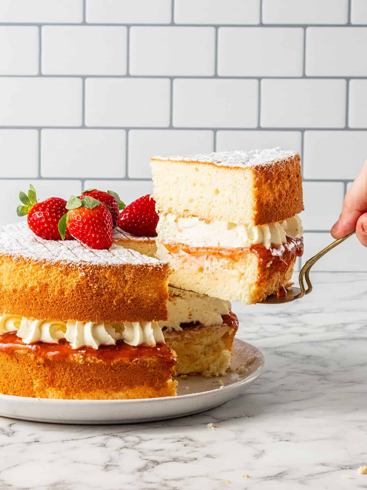 Vanilla Sponge Cake, Step-By-Step - The Scranline
