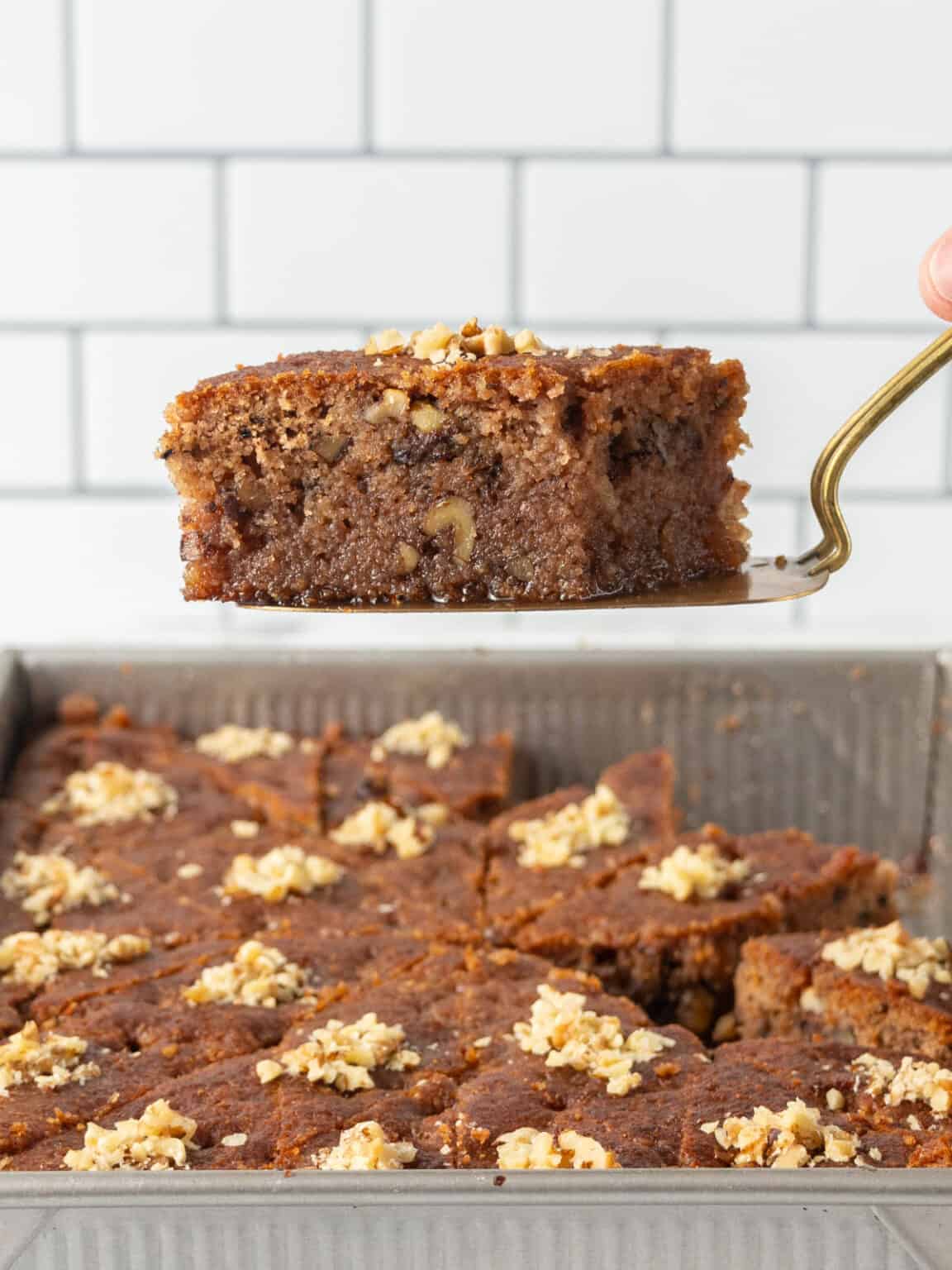 Greek Walnut Cake (Karithopita) - The Scranline