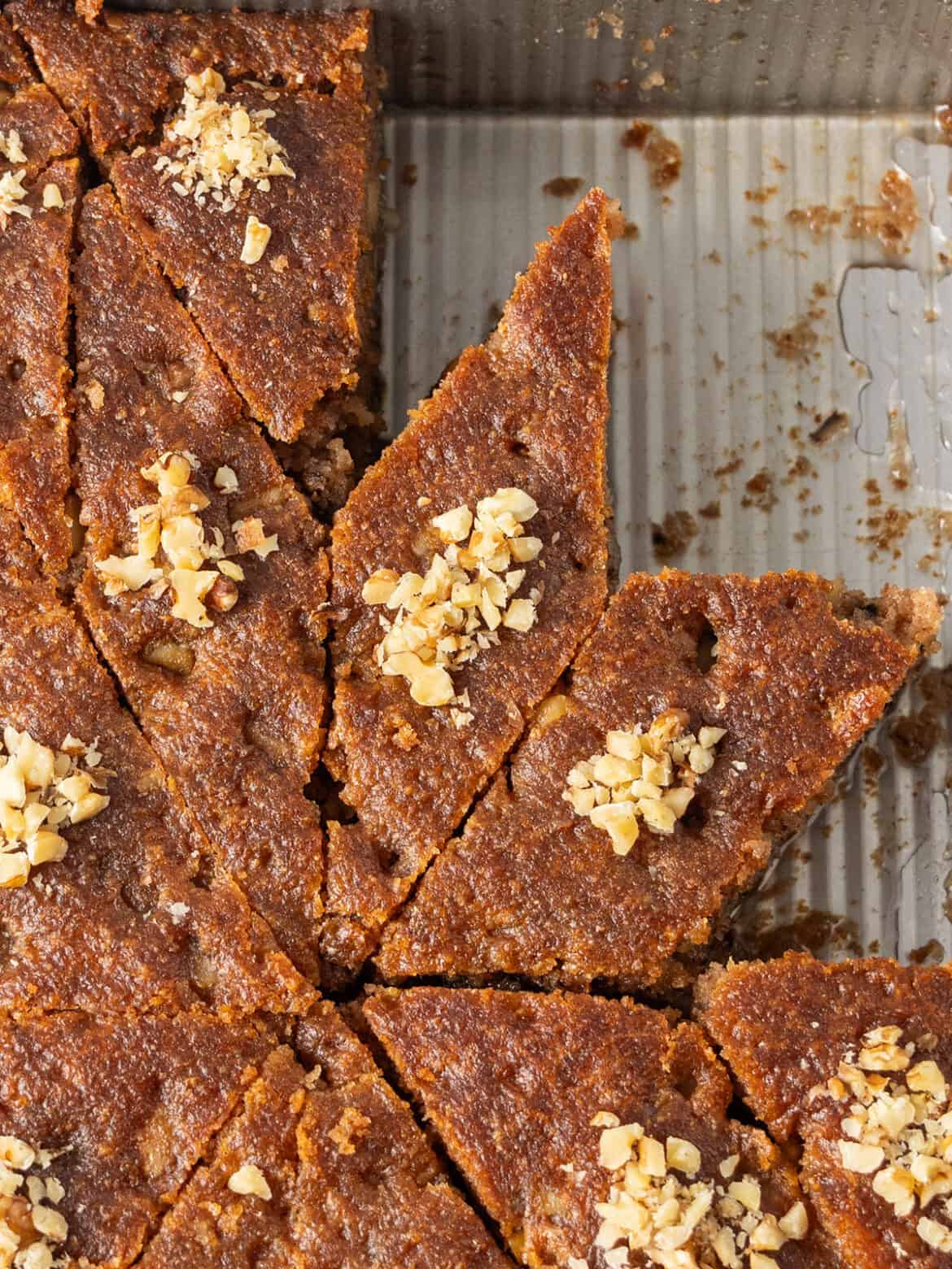 Greek Walnut Cake (Karithopita) - The Scranline