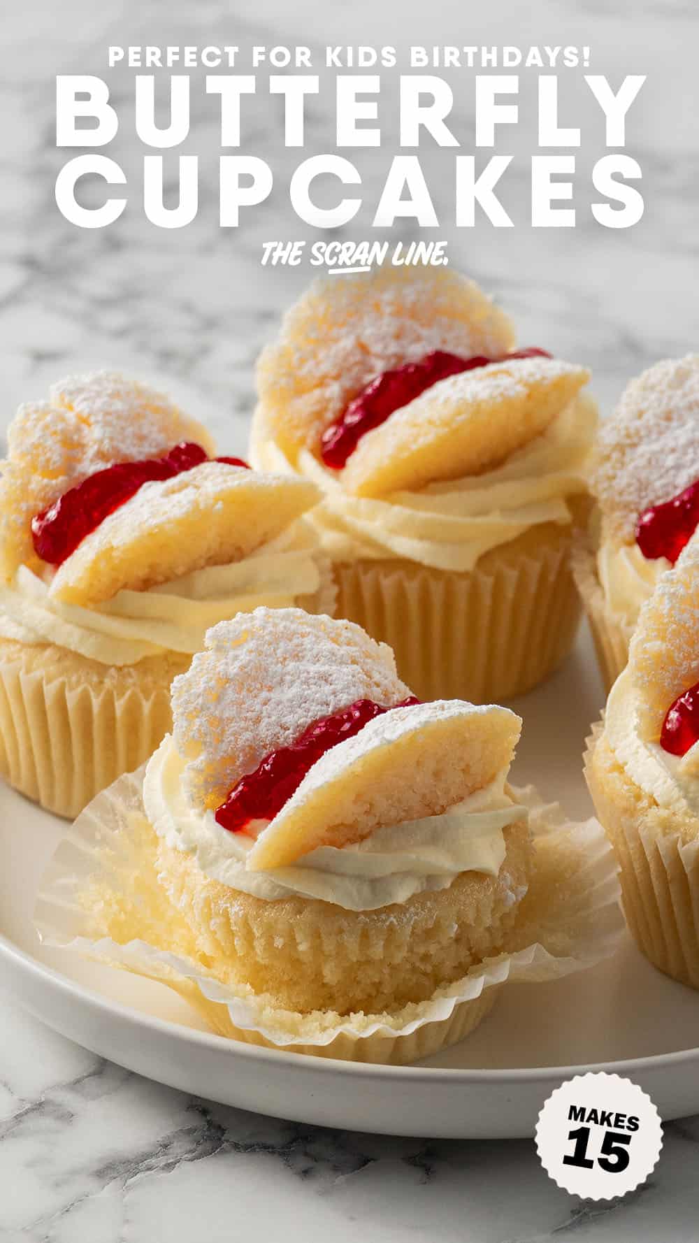 Butterfly Cupcakes - The Scranline