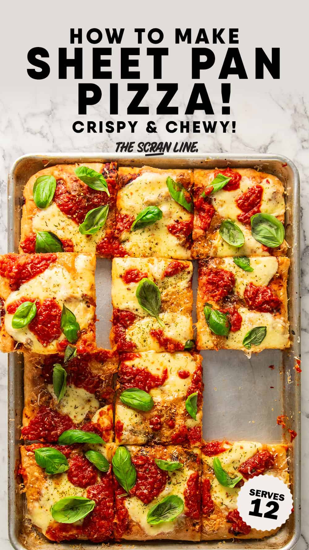 Crispy Sheet Pan Pizza - The Scranline