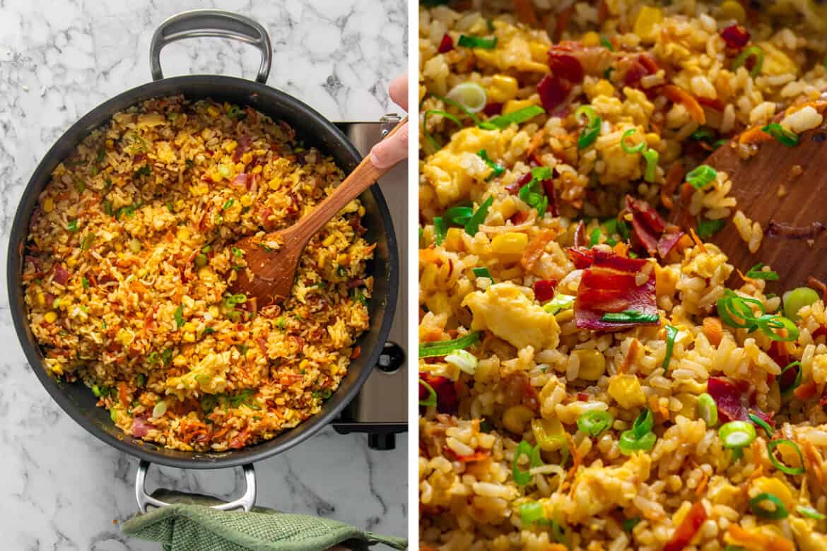 Easy Chinese Fried Rice - The Scranline