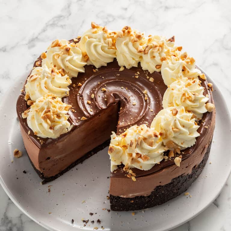 Nutella Cheesecake (No Bake) - The Scranline