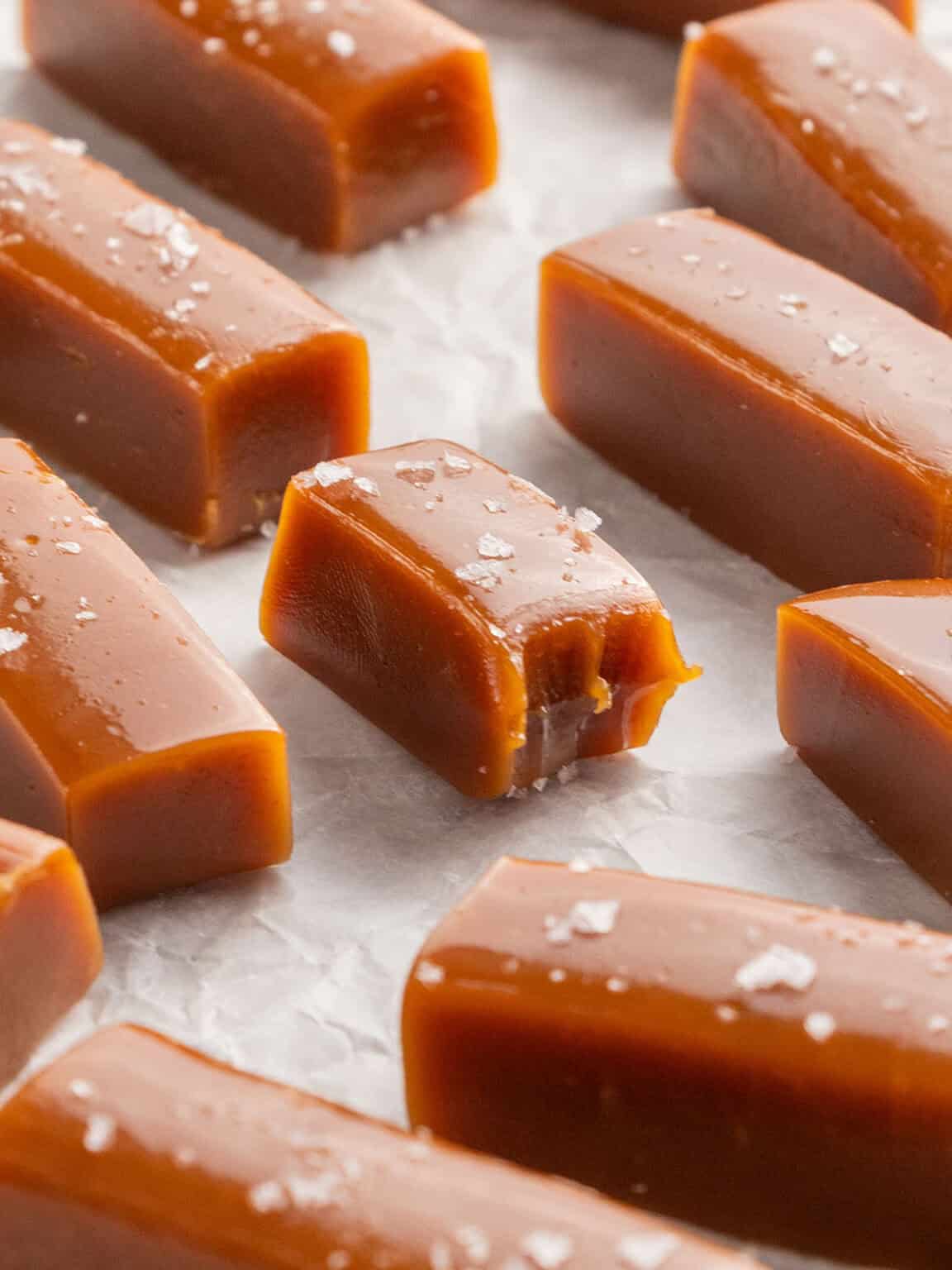 Chewy Caramel Candy Recipe - The Scranline