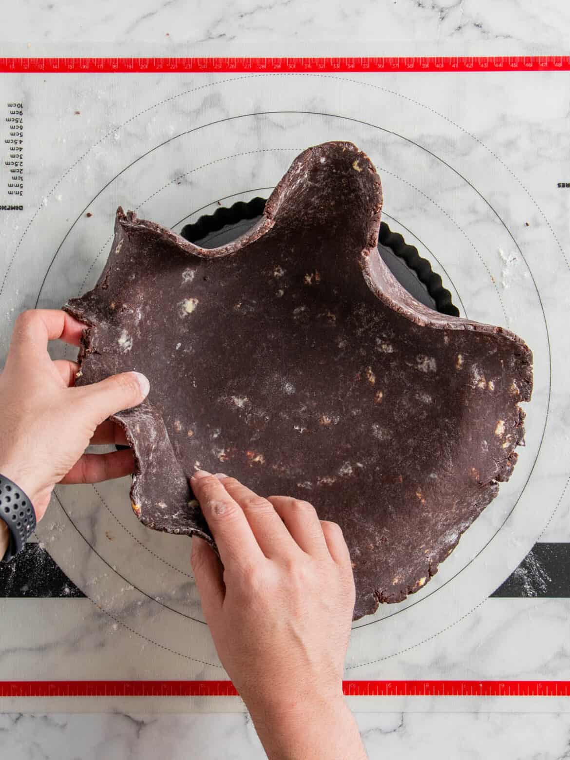 How To Make A Crisp Chocolate Pastry Tart Shell (Pâte Sucrée) - The ...