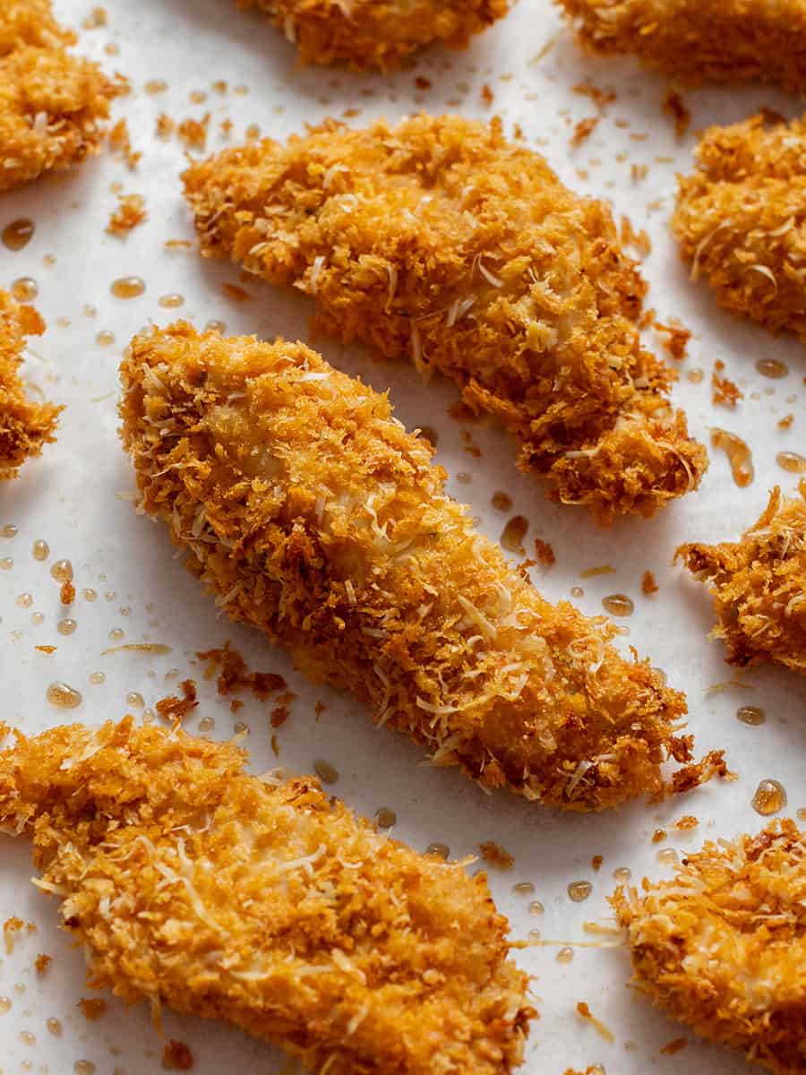Healthy Baked Chicken Tenders - The Scranline