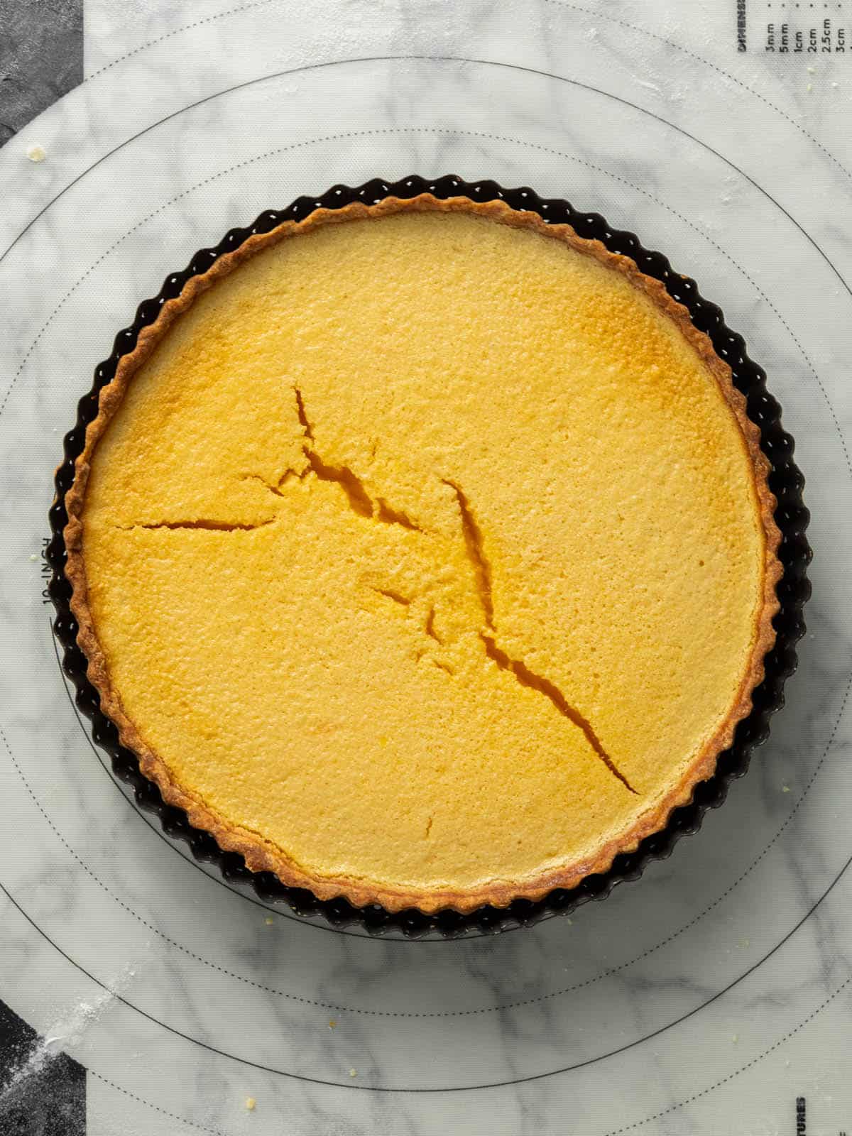 Baked Fresh Lemon Tart Recipe - The Scran Line