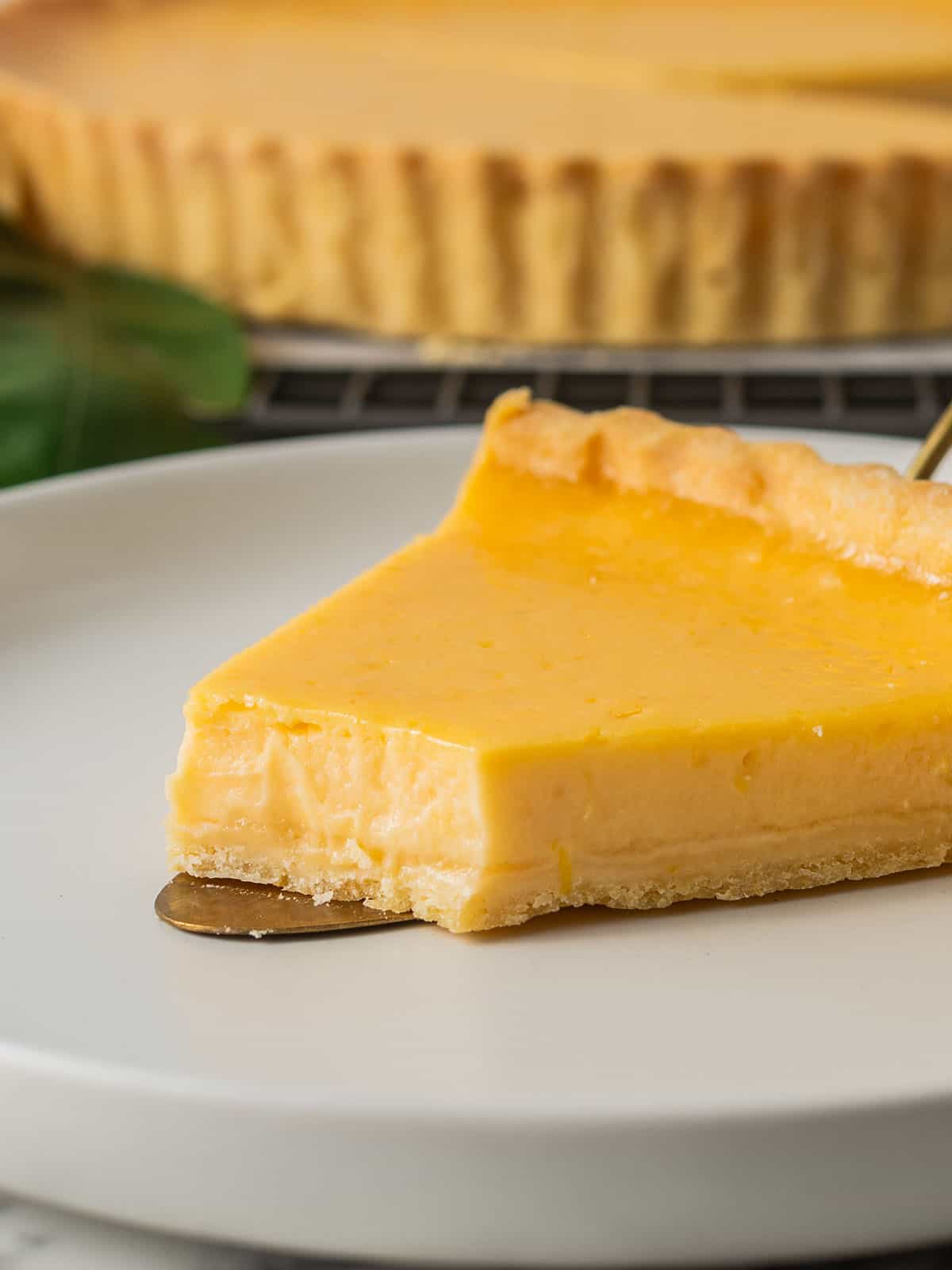 Baked Fresh Lemon Tart Recipe - The Scran Line