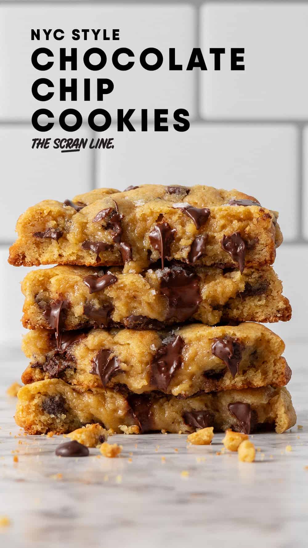 Bakery Style NYC Chocolate Chip Cookies - The Scranline