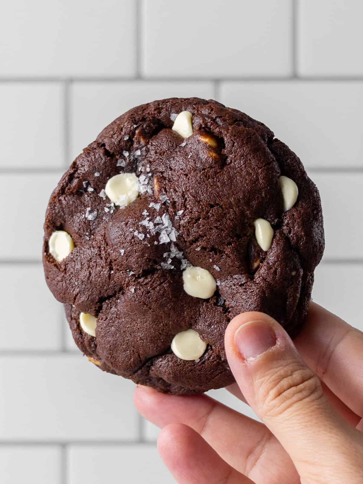 Thick and Chewy Triple Chocolate NYC Cookies - The Scranline