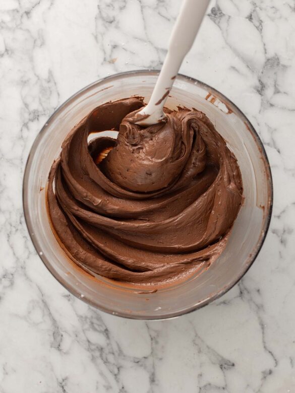 Silky Smooth Chocolate Buttercream Frosting - The Scranline