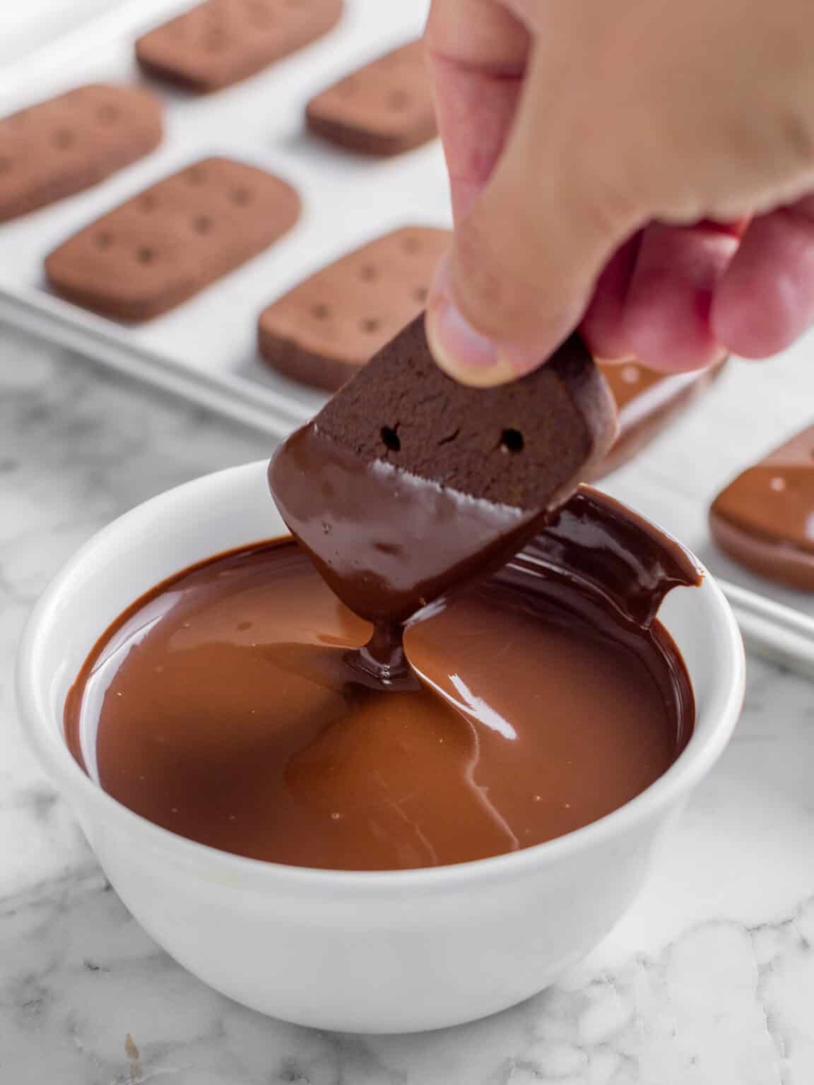 30 Minute Chocolate Shortbread Recipe - The Scranline