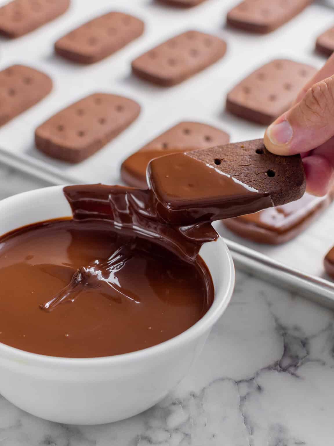 30 Minute Chocolate Shortbread Recipe - The Scranline